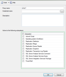 SUBSYSTEMS OF PROXIES – SQL SERVER – SQLSERVERLEARNER